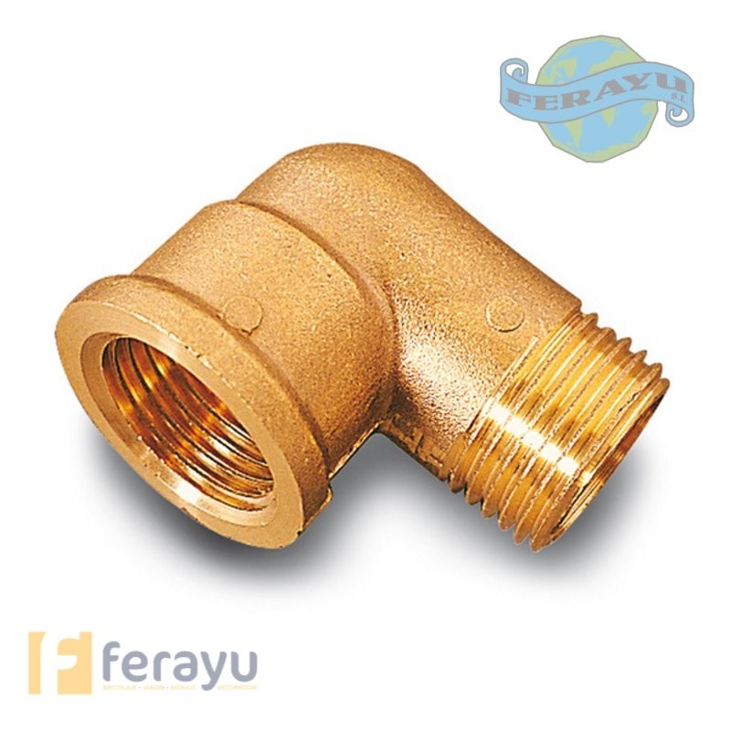 CODO LATON M-H BL 3/8' - RACORES LATON